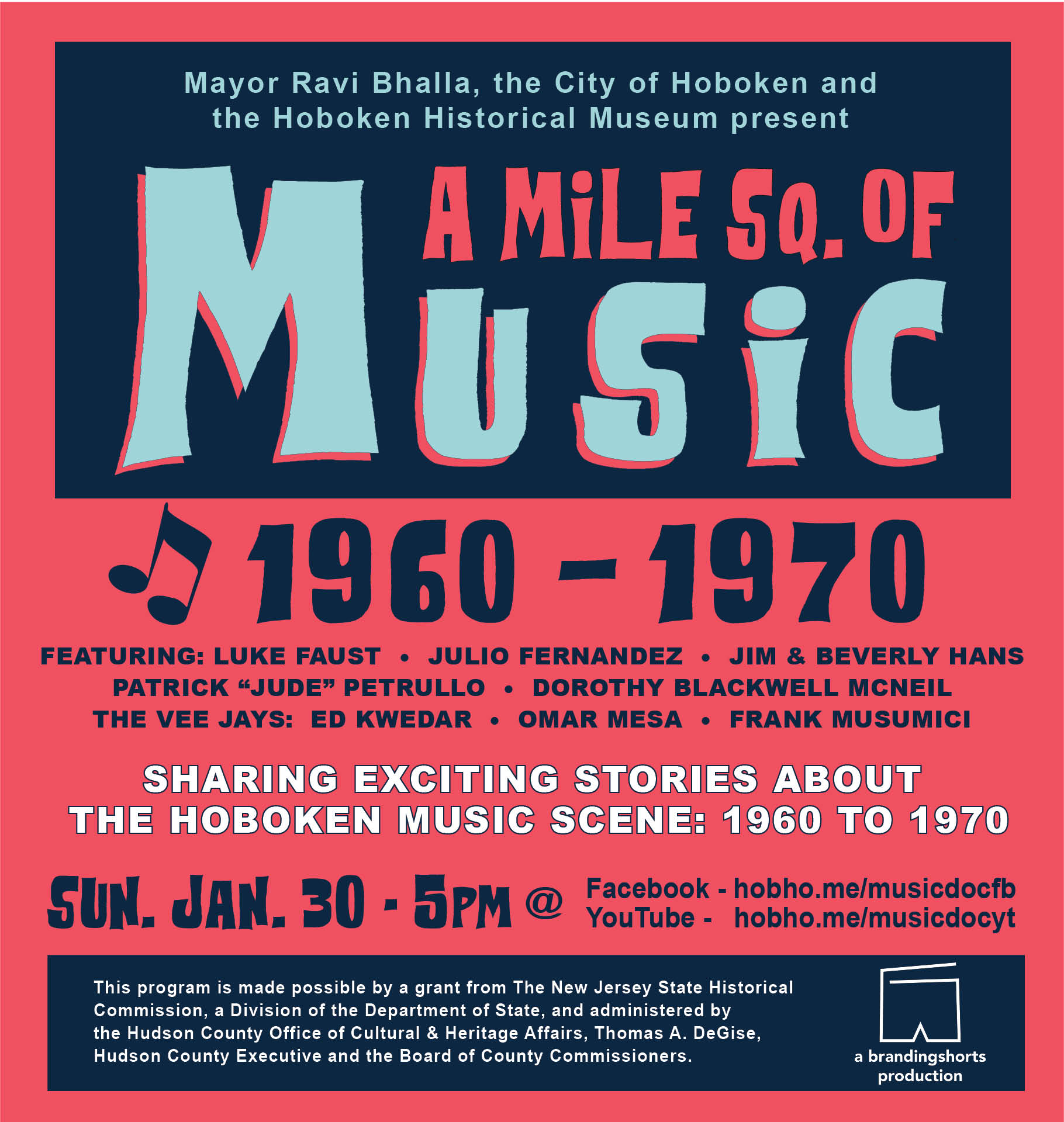 Music Doc Graphic Square Larger Logo | Hoboken Historical Museum